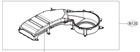 5209EN1002E Duct Assembly - Tvättmaskin - Lgdelar.se